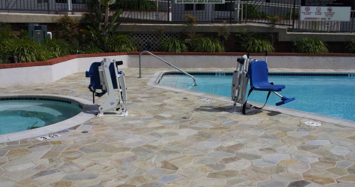 ADA Pool Lift Gallery of Work - Island Construction